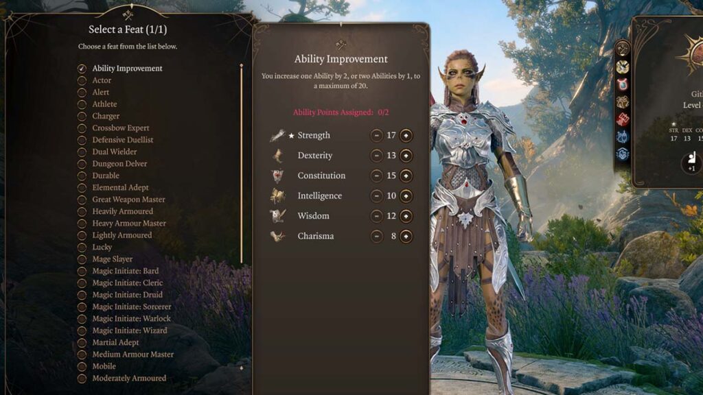 Baldur’s Gate 3: Class Level Progression – All Abilities, Stats