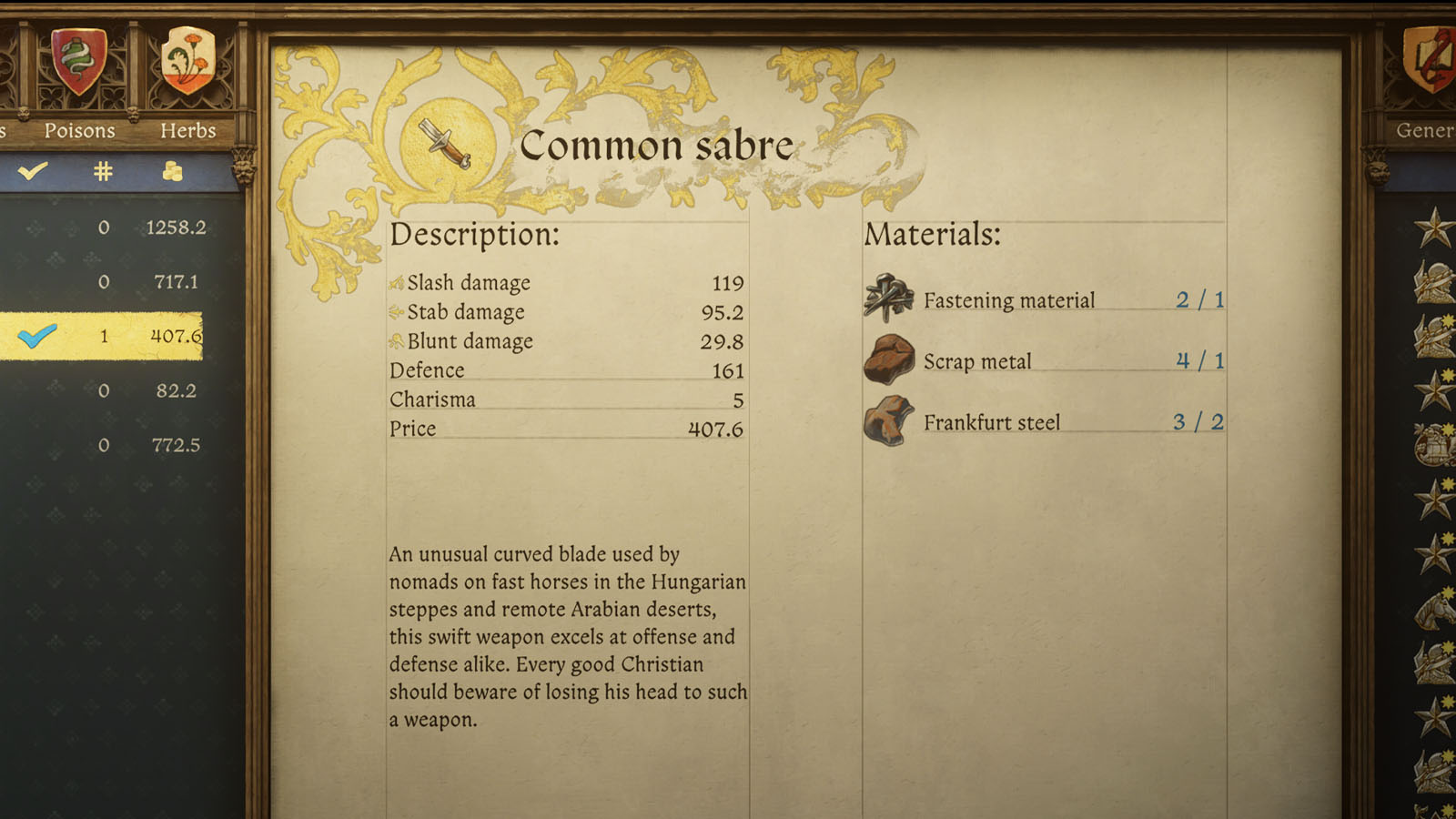 Kingdom Come Deliverance 2: All Blacksmithing Recipes List (How to Get ...