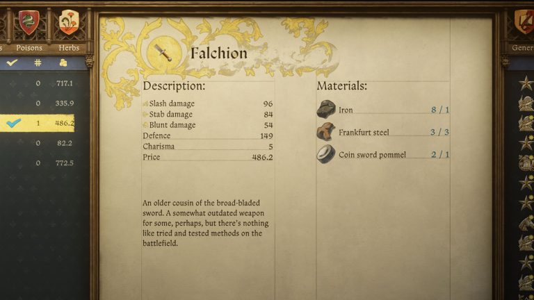 Kingdom Come Deliverance 2: All Blacksmithing Recipes List (How to Get ...