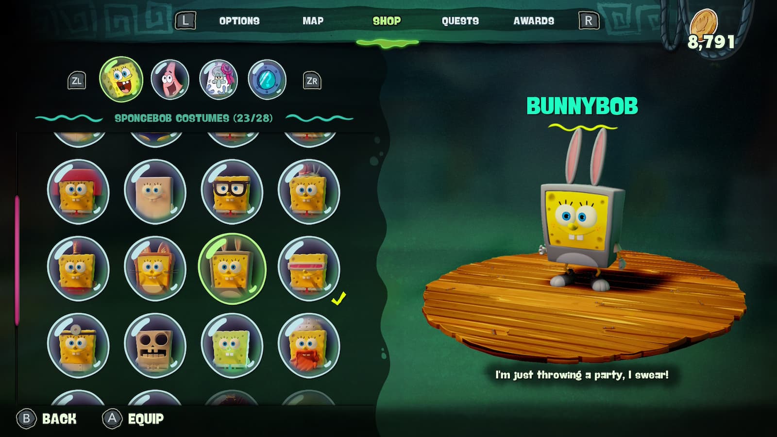 SpongeBob SquarePants: Titans of the Tide – All Costumes, Displays, and ...