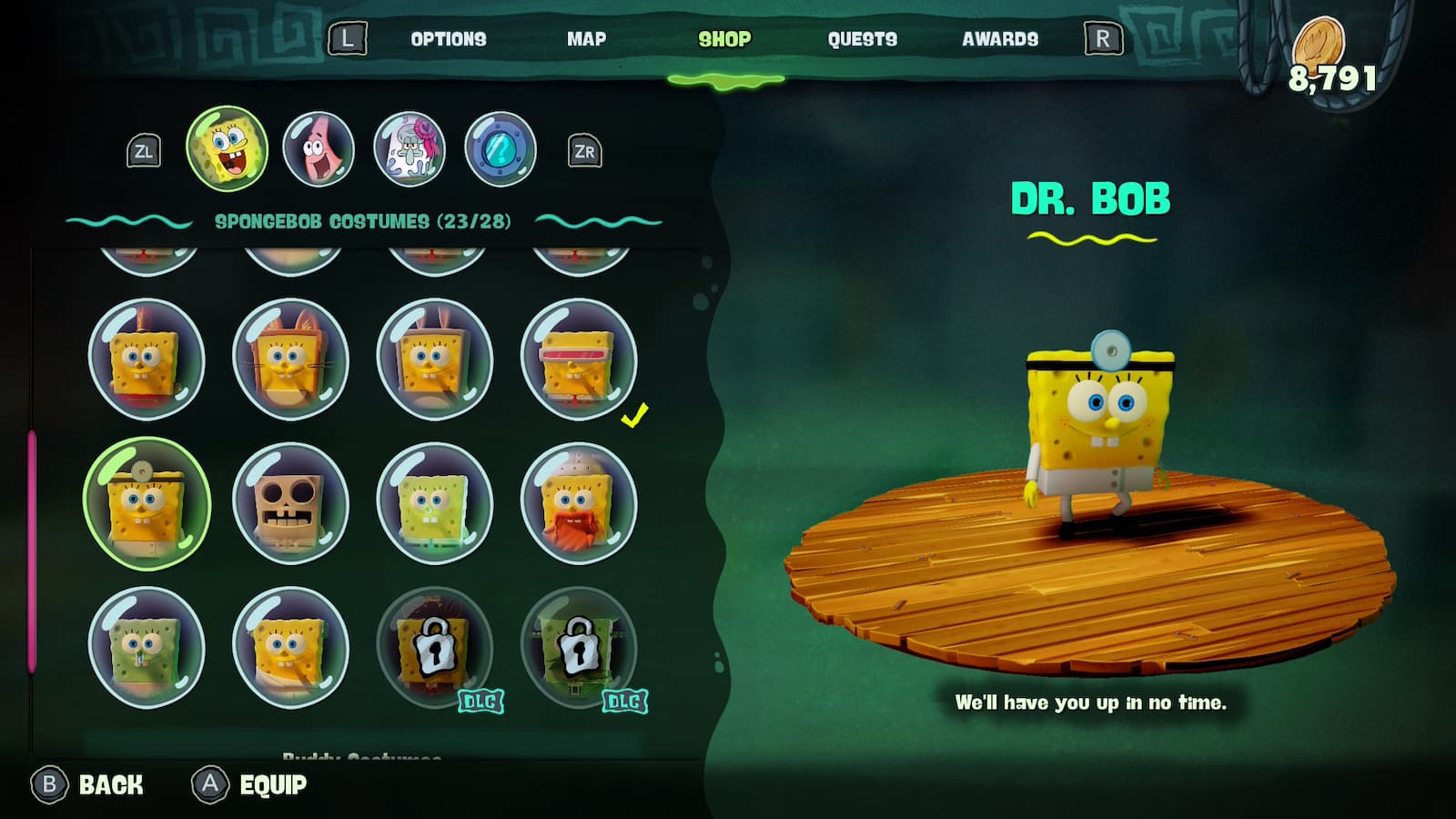 SpongeBob SquarePants: Titans of the Tide – All Costumes, Displays, and ...
