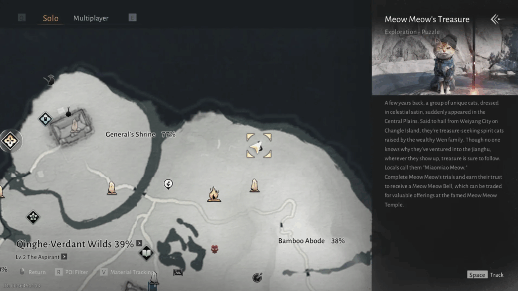 Where Winds Meet: All Meow Meow Puzzles Locations Guide In Verdant ...