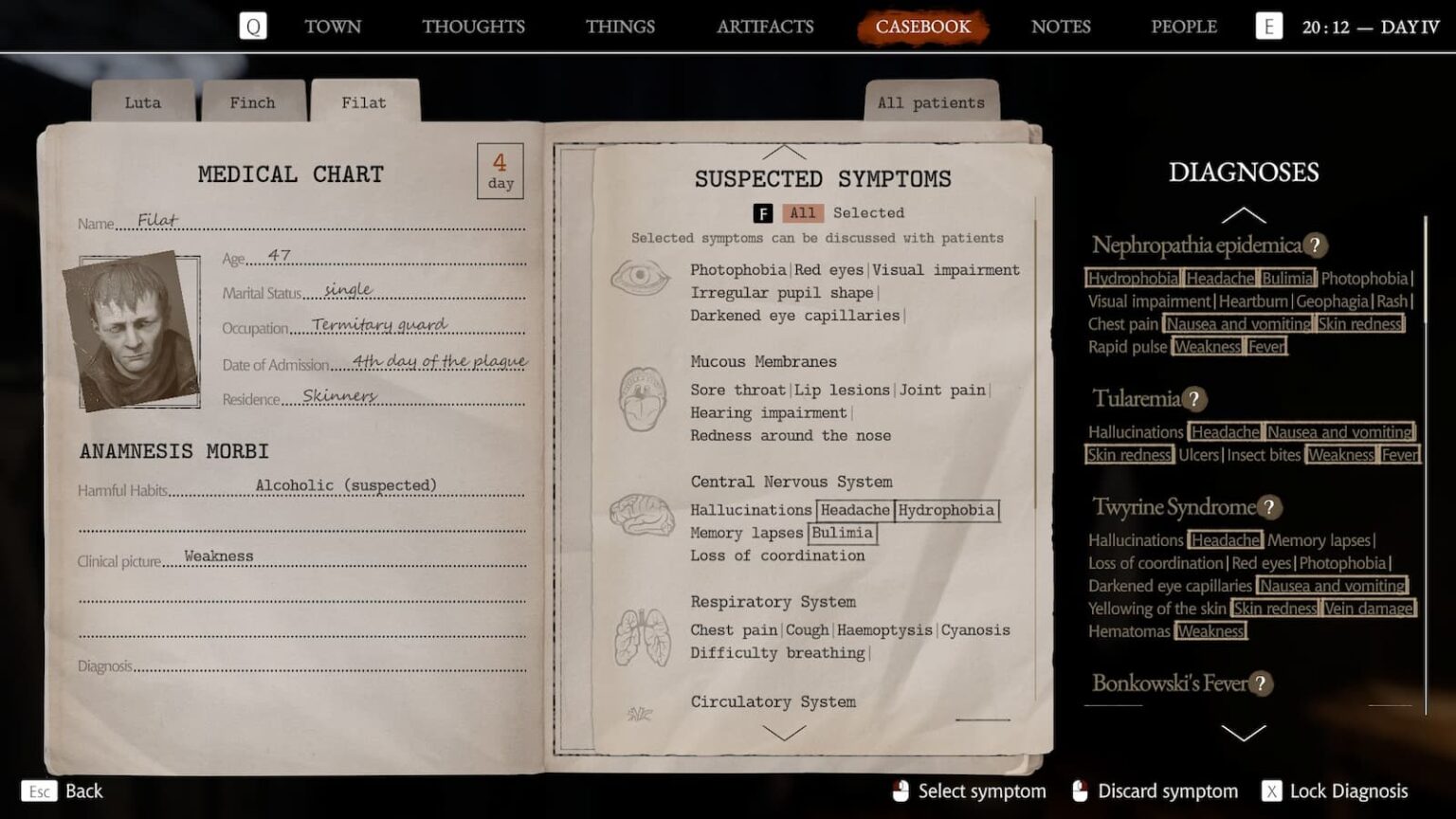Pathologic 3 – All Patient Diagnoses Guide