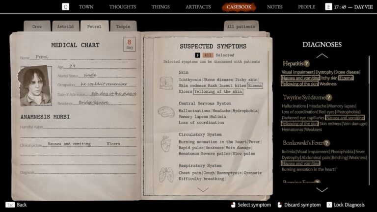 Pathologic 3 – All Patient Diagnoses Guide