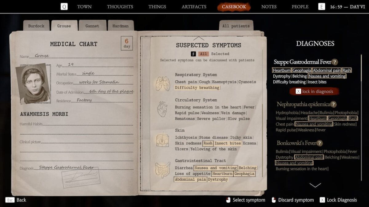 Pathologic 3 – All Patient Diagnoses Guide