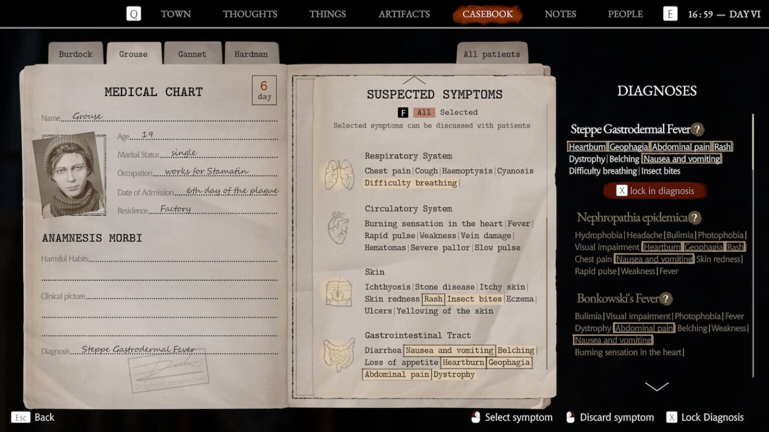 Pathologic 3 – All Patient Diagnoses Guide