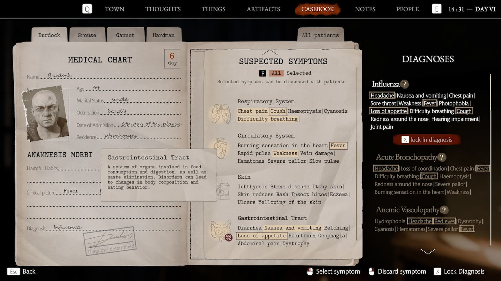 Pathologic 3 – All Patient Diagnoses Guide