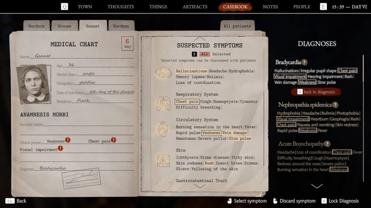 Pathologic 3 – All Patient Diagnoses Guide