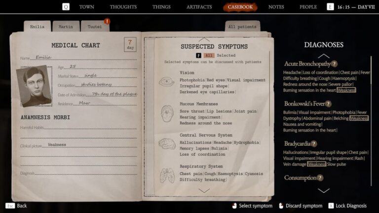 Pathologic 3 – All Patient Diagnoses Guide