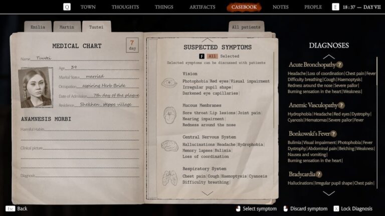 Pathologic 3 – All Patient Diagnoses Guide