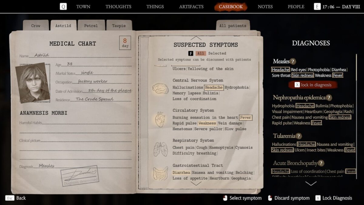 Pathologic 3 – All Patient Diagnoses Guide