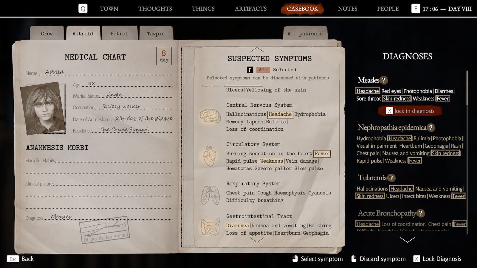 Pathologic 3 – All Patient Diagnoses Guide